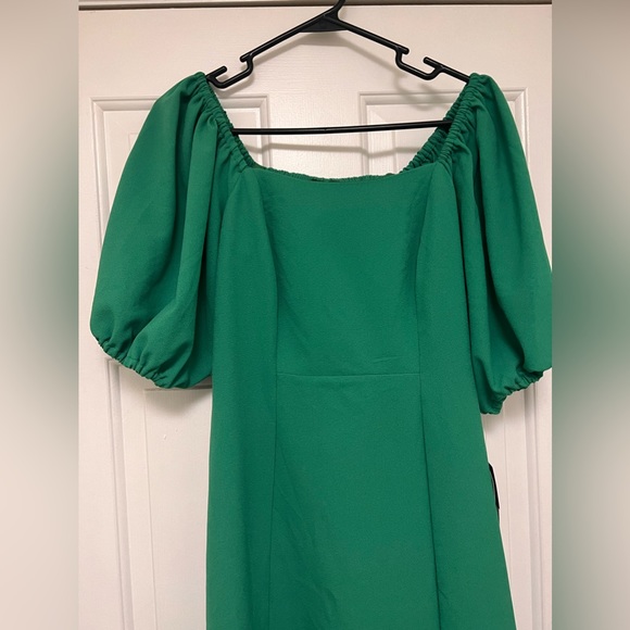 Isabel & Nina | Dresses | Isabel Nina Green Short Sleeve Babydoll Dress ...